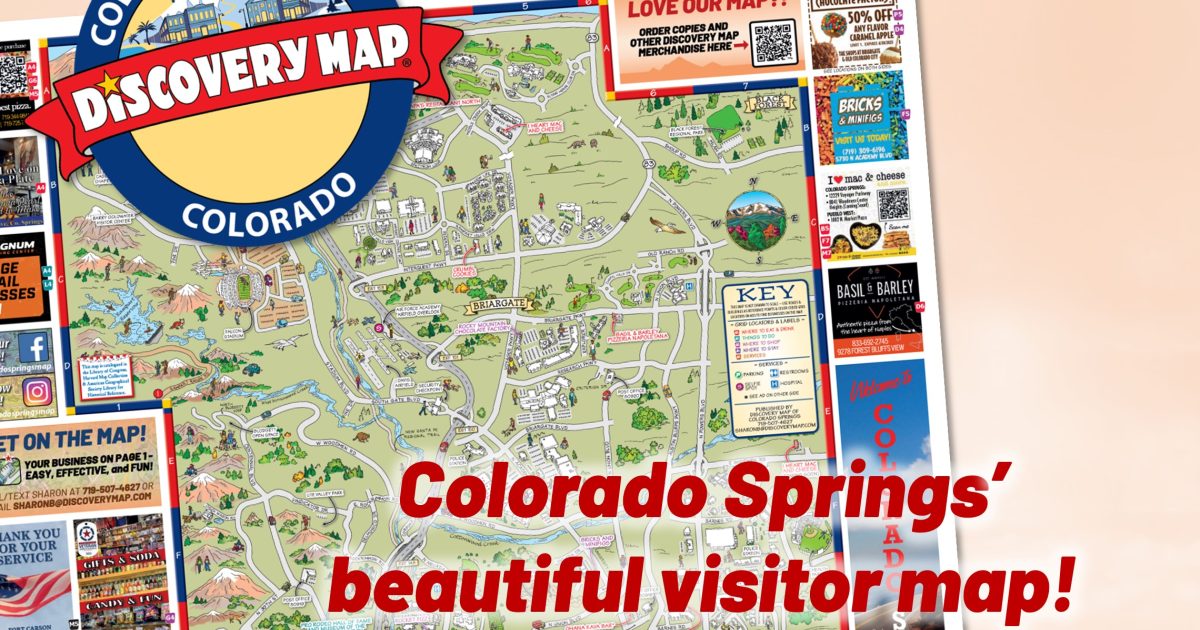 Discovery Map of Colorado Springs - Visit Colorado Springs